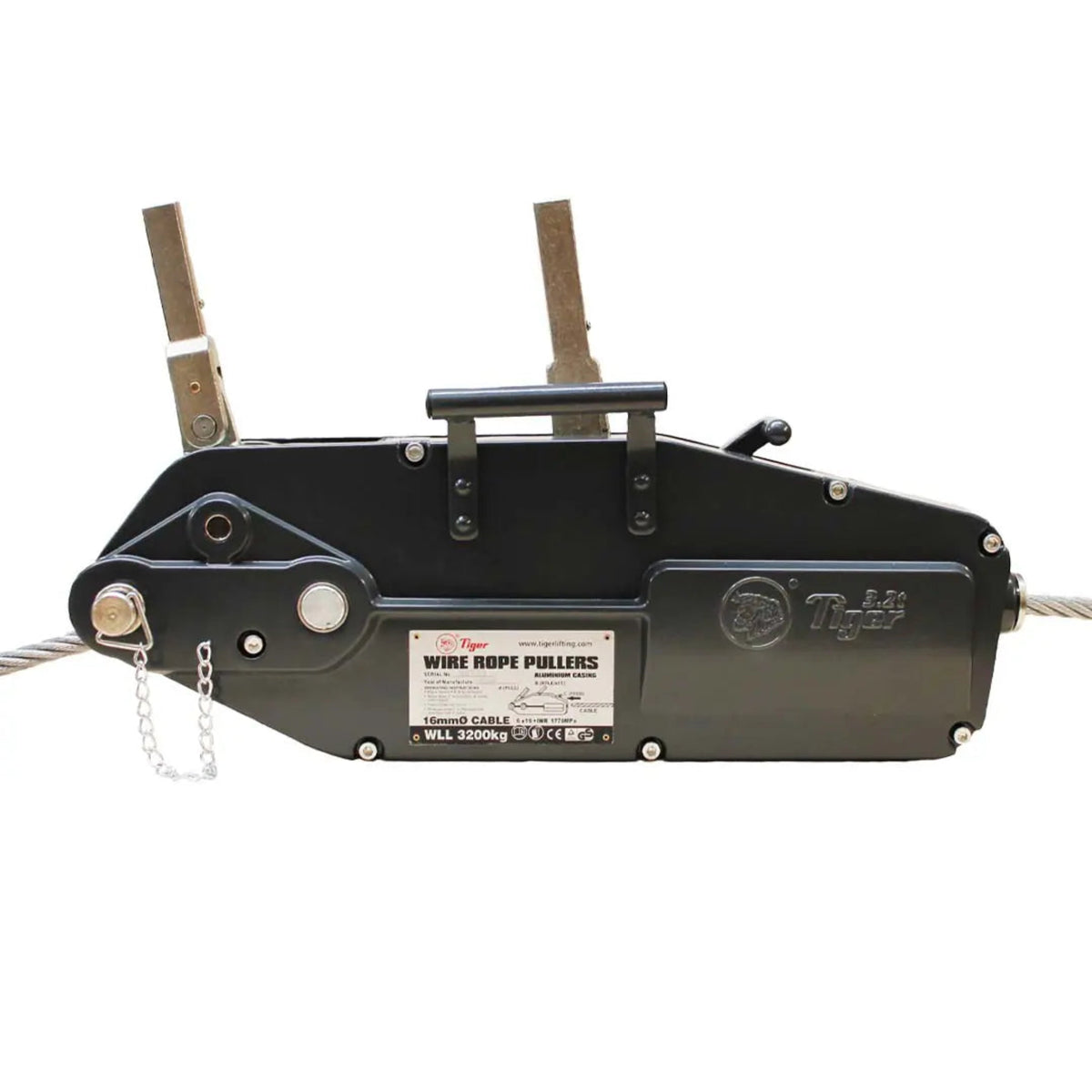 3200kg TIGER WIRE ROPE PULLER TYPE TRPA with Aluminium Casing — Winchshop