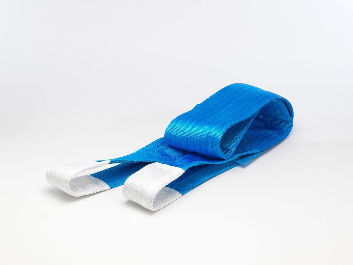 8000kg Duplex Blue Flat Webbing Slings - UK Made — Winchshop