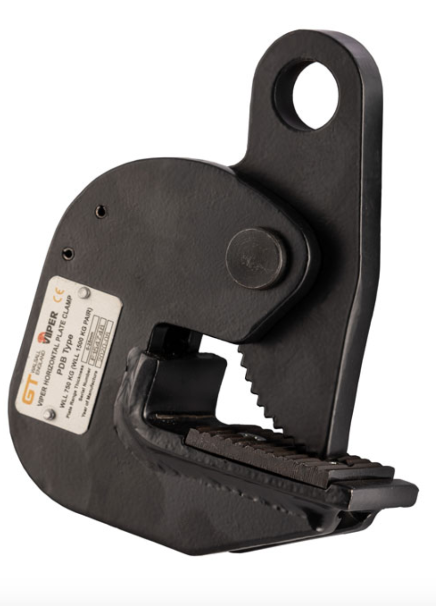 GT Viper Horizontal Plate Lifting Clamp PDB Type to BS-EN 13155 — Winchshop
