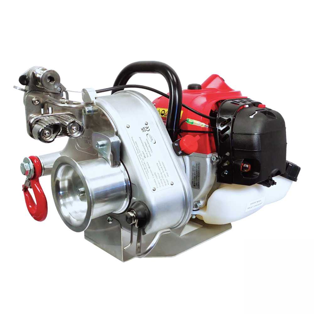 PCW4500 Petrol | 1200kg Pulling Capstan Winch with Rope Brake System ...