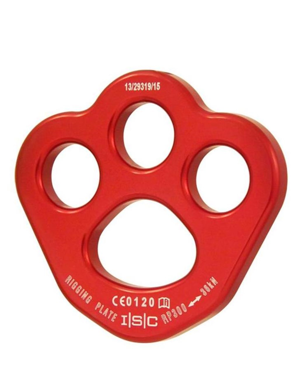 ISC Small Rigging Plate - MBS 35kN - Ali Red — Winchshop