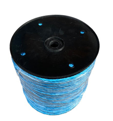 Duct Draw Rope - 6mm Blue Polypropylene — Winchshop