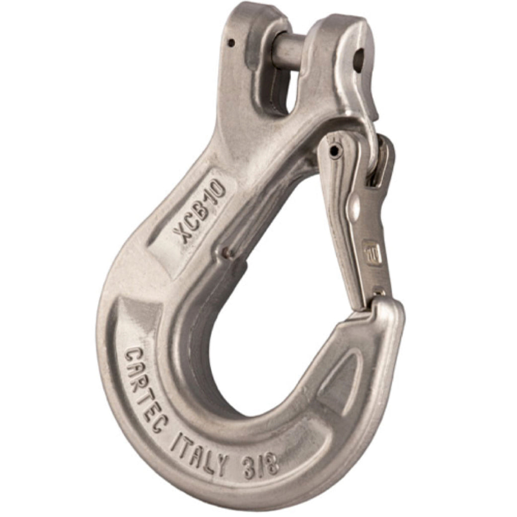 Cartec Grade 6 Clevis Sling Hook c/w Safety Catch — Winchshop