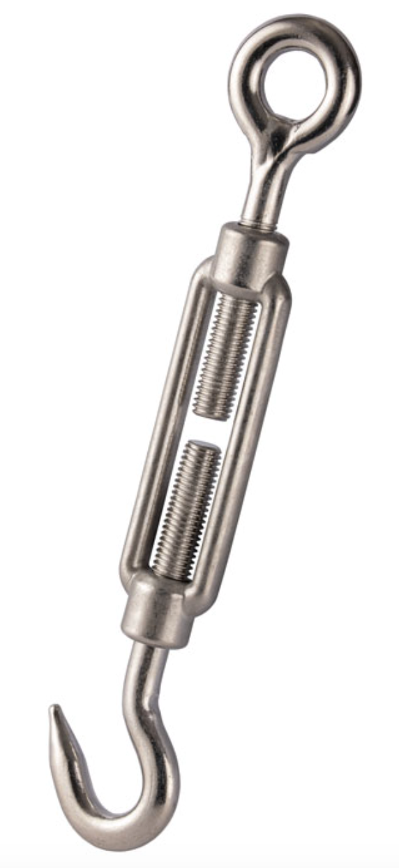 Stainless Steel Open Body Straining Screw Hook/Eye — Winchshop