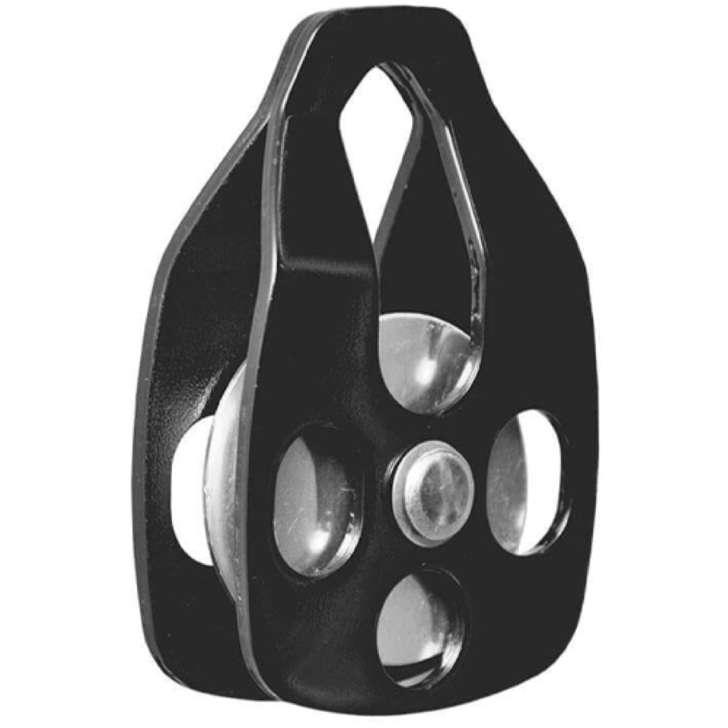 Simple Pulley with Moveable Flange - for 9-16mm Rope - 40kN — Winchshop